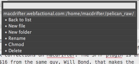 Working Remotely with Sublime Text and BBEdit FTP Access - Macdrifter